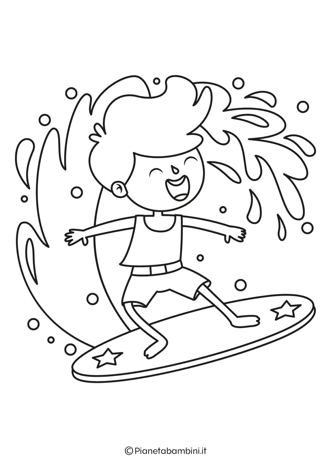 45 Disegni sul Mare da Colorare | PianetaBambini.it
