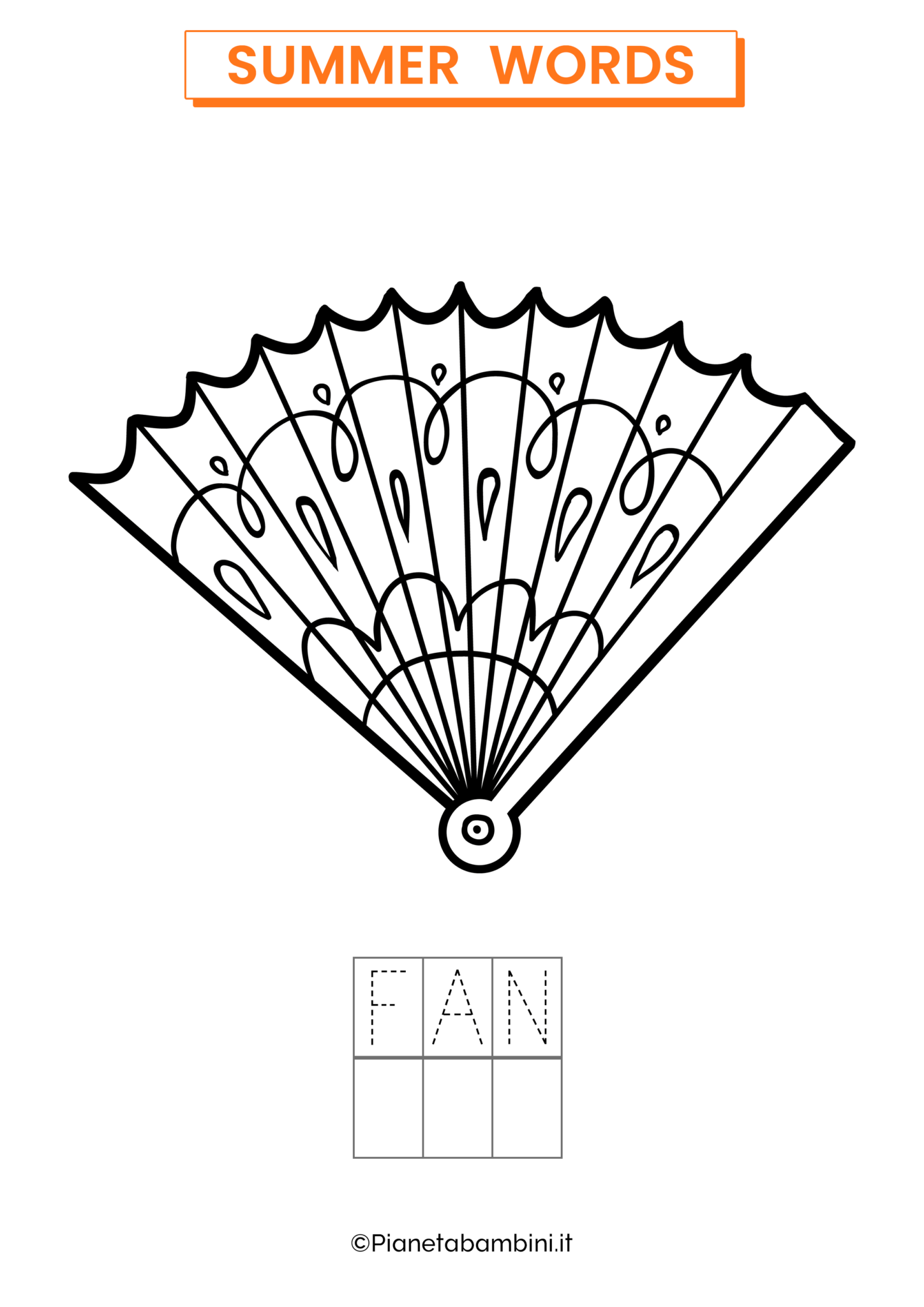 Schede sulle Parole dell'Estate in Inglese (Summer Words ...