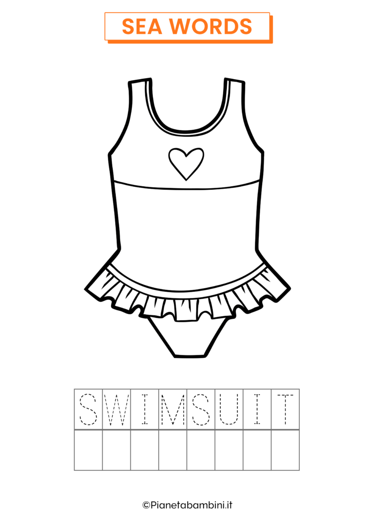 Schede sulle Parole dell'Estate in Inglese (Summer Words ...