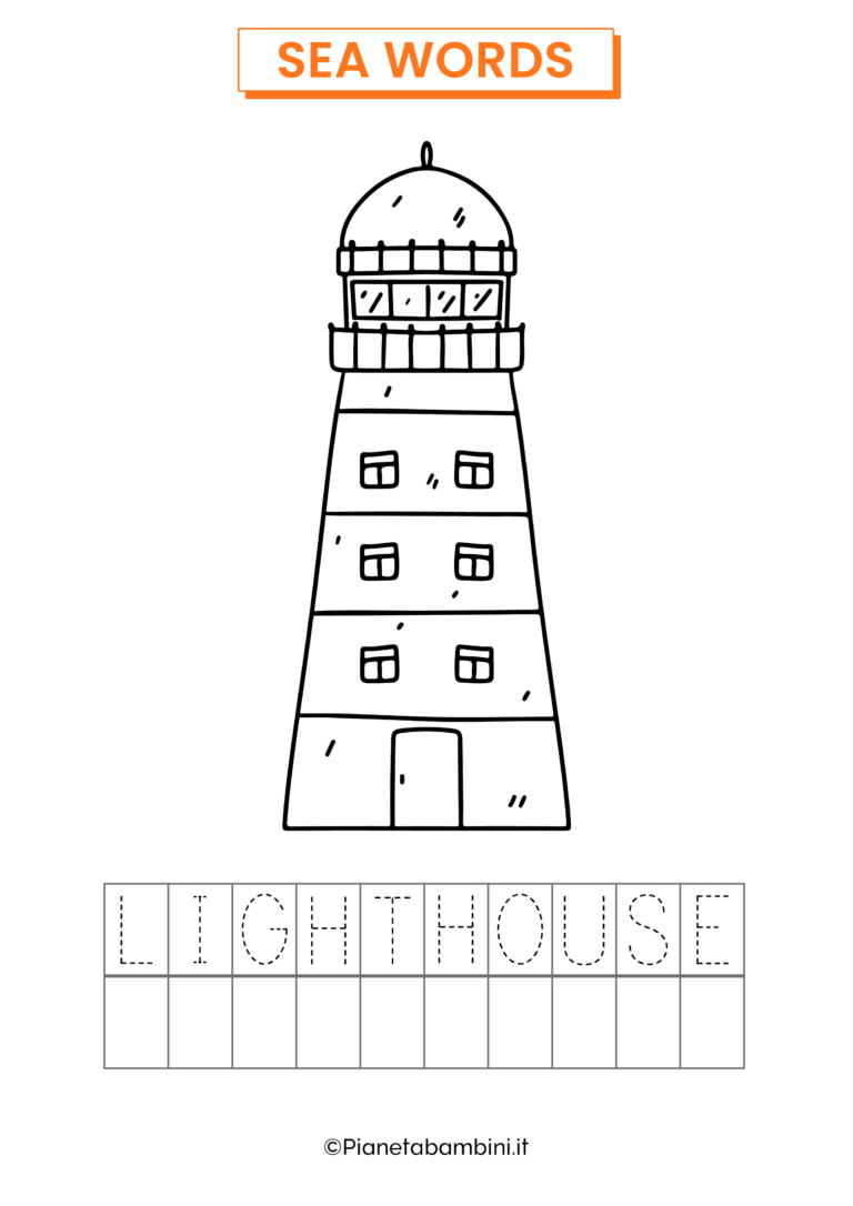 Schede sulle Parole dell'Estate in Inglese (Summer Words ...