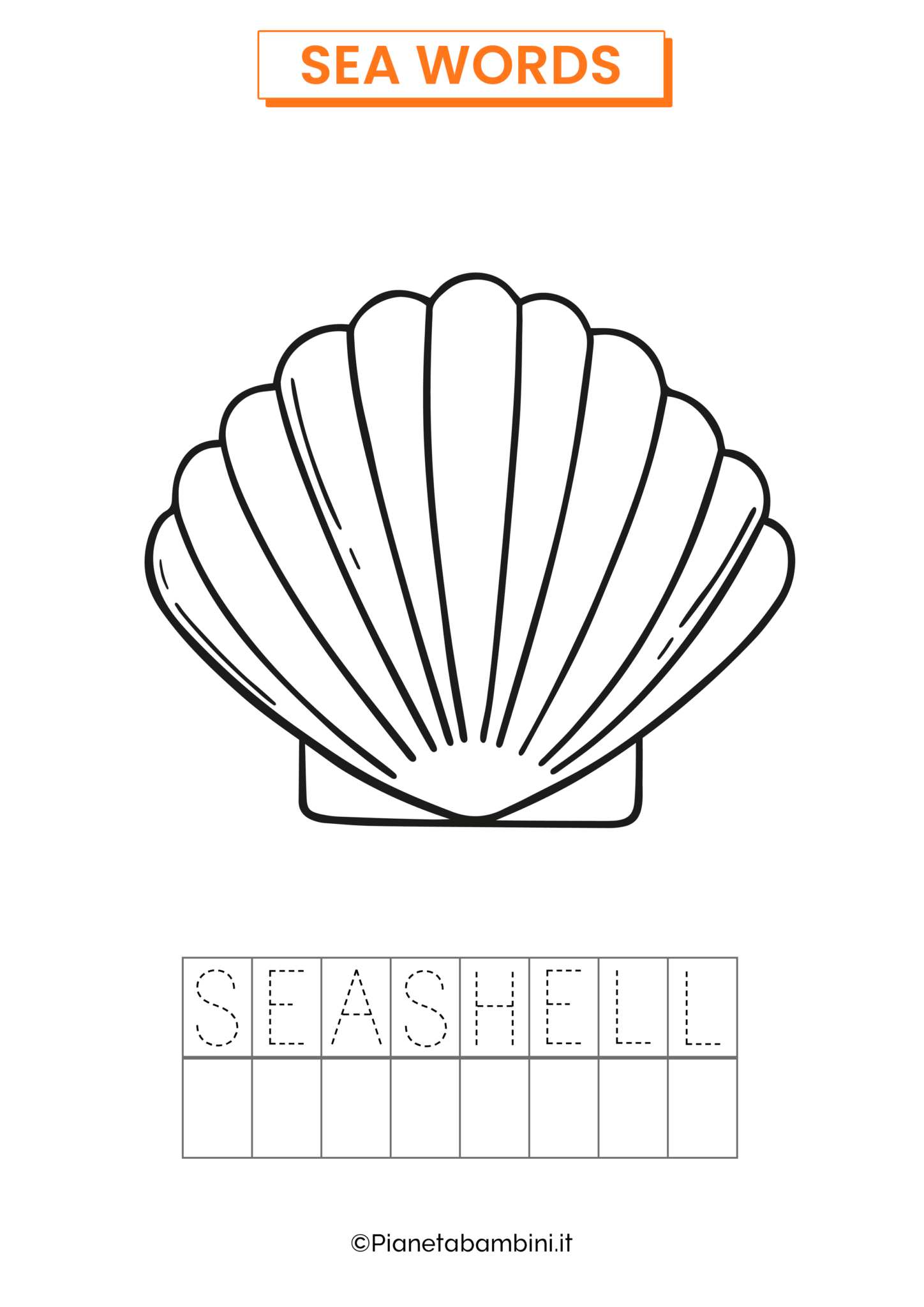 Schede sulle Parole dell'Estate in Inglese (Summer Words ...