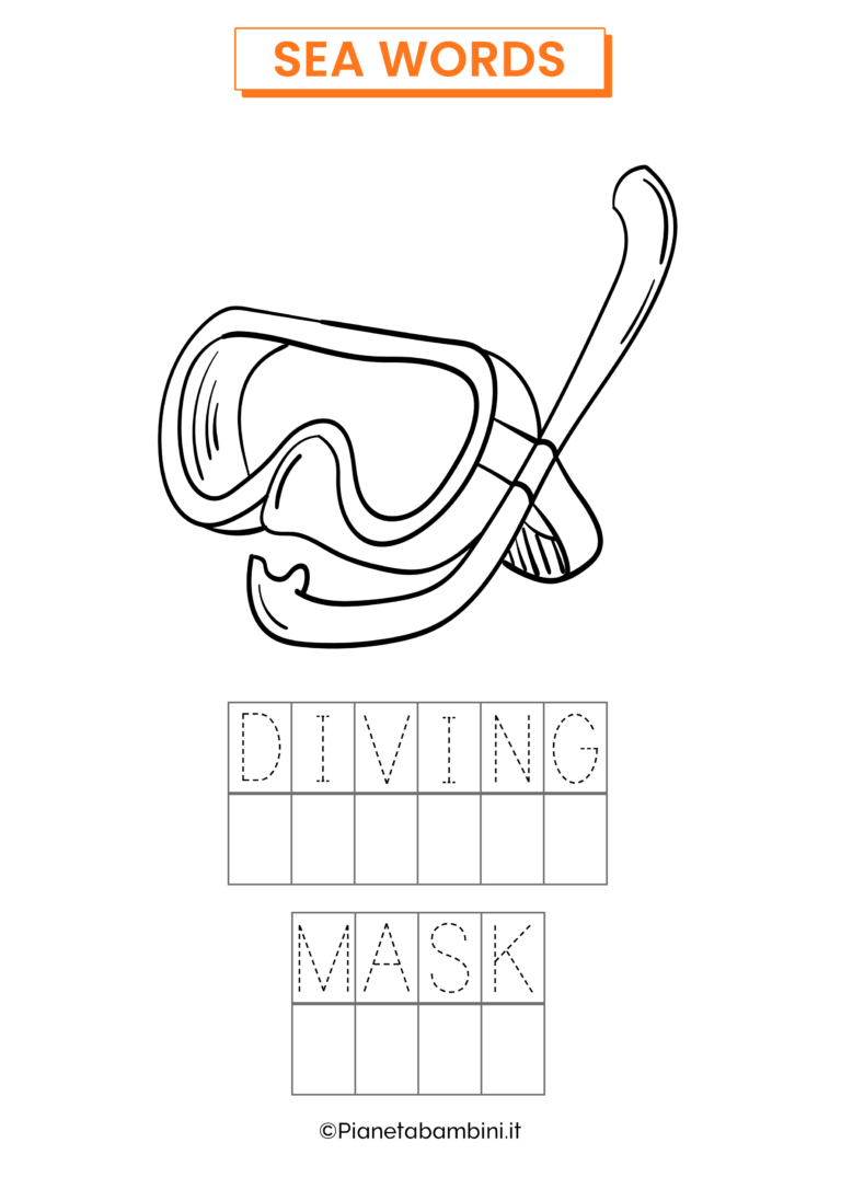 Schede sulle Parole dell'Estate in Inglese (Summer Words ...