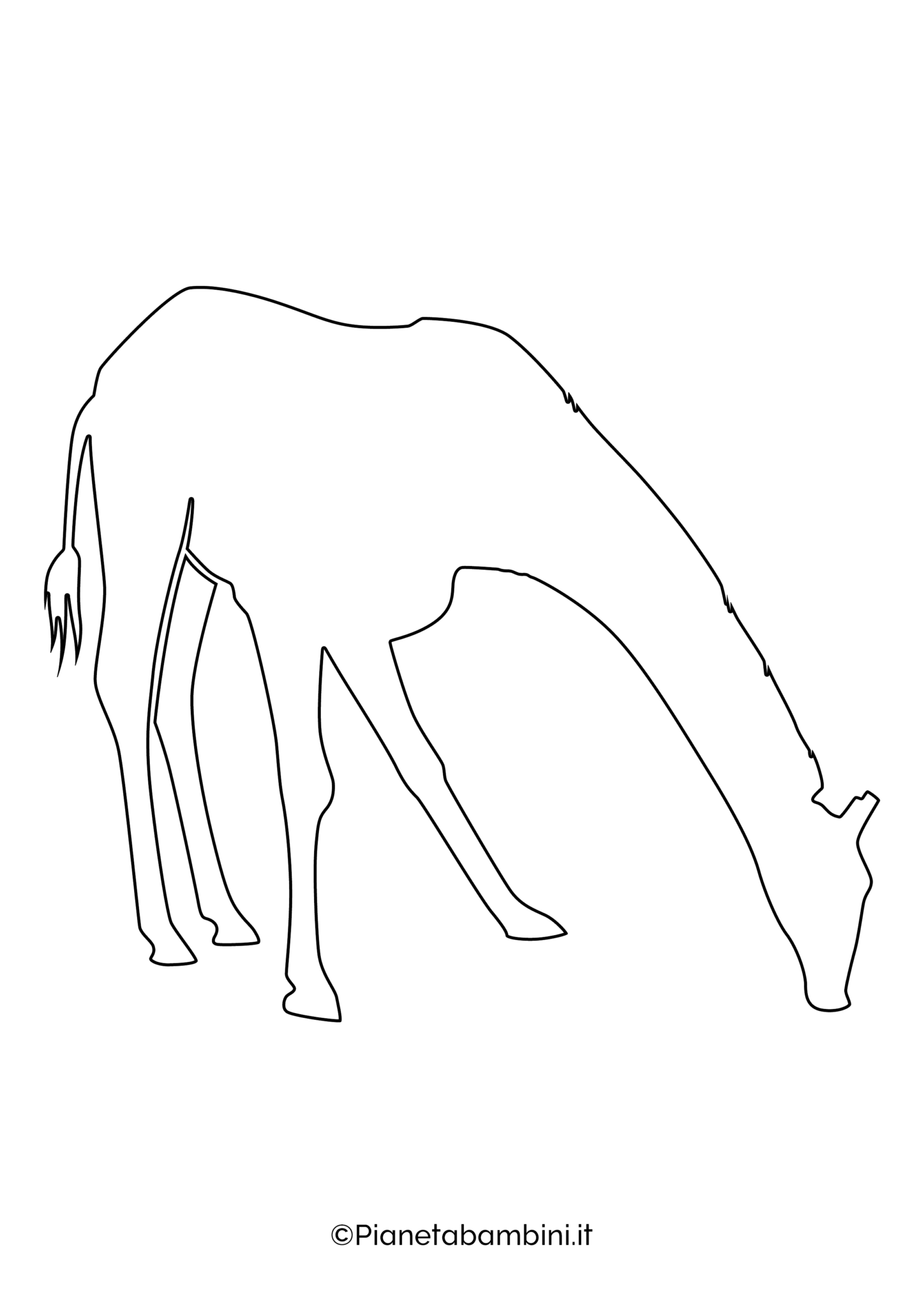 Sagome di Giraffe da Stampare e Ritagliare | PianetaBambini.it