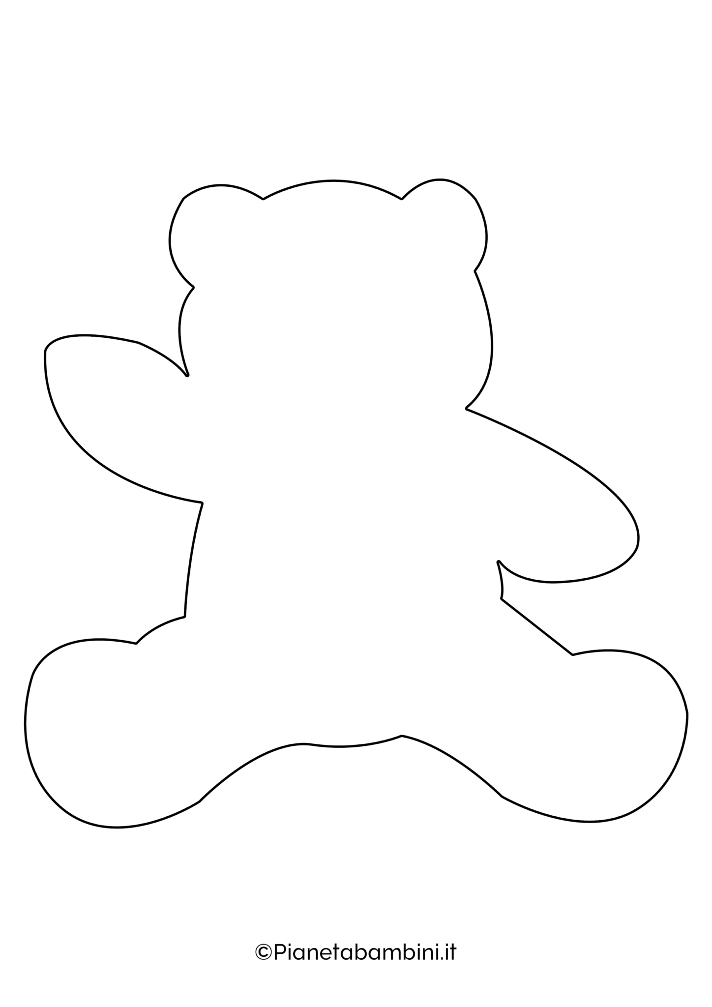 Sagome di Orsi e Orsetti da Stampare e Ritagliare | PianetaBambini.it