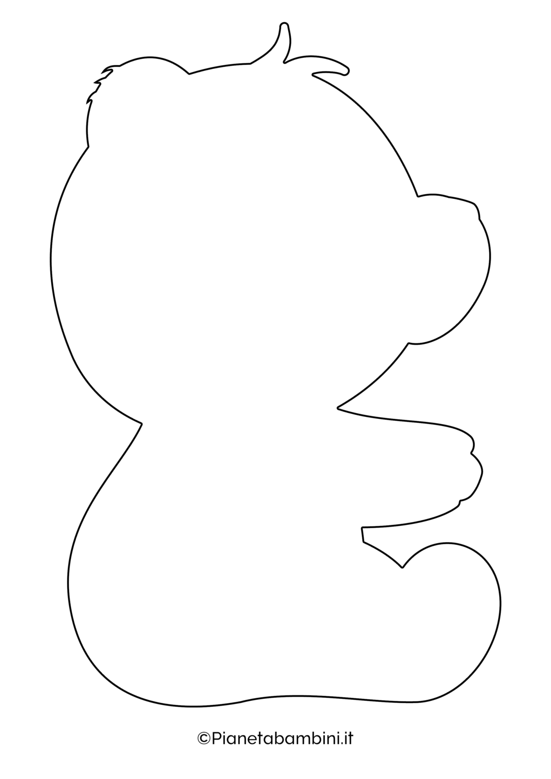 Sagome di Orsi e Orsetti da Stampare e Ritagliare | PianetaBambini.it