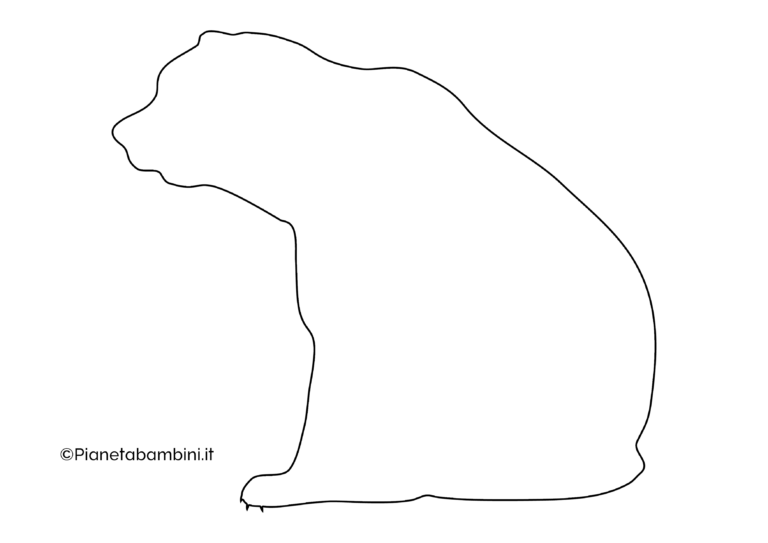 Sagome di Orsi e Orsetti da Stampare e Ritagliare | PianetaBambini.it