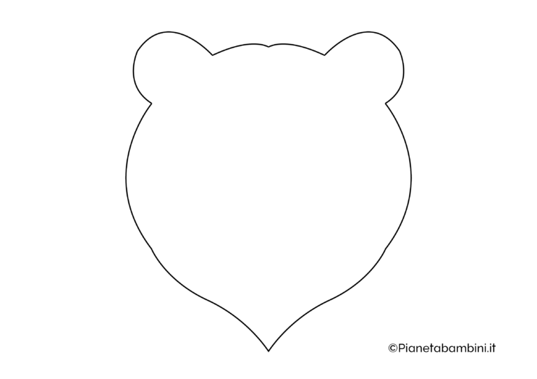 Sagome di Orsi e Orsetti da Stampare e Ritagliare | PianetaBambini.it