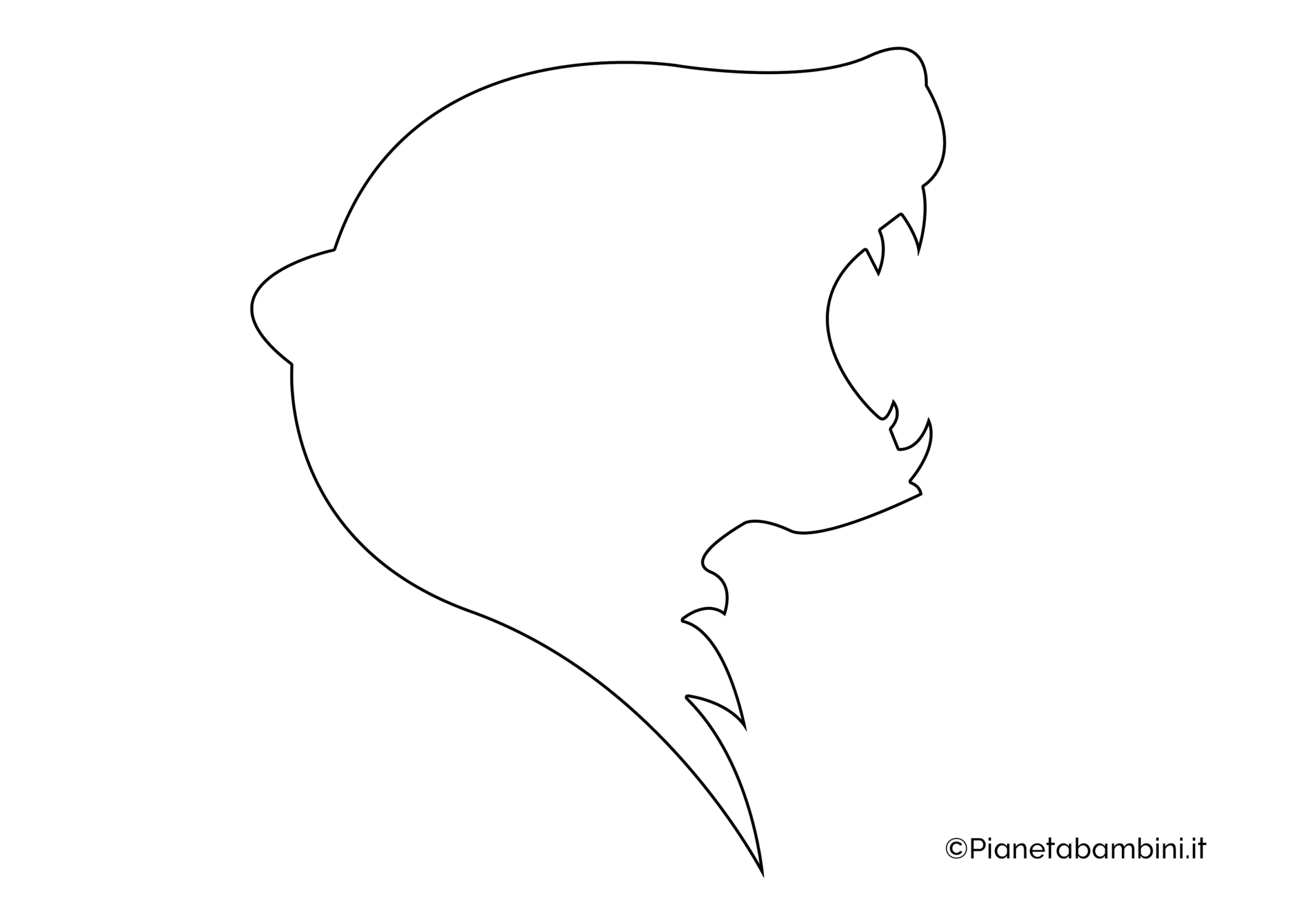 Sagome di Orsi e Orsetti da Stampare e Ritagliare | PianetaBambini.it