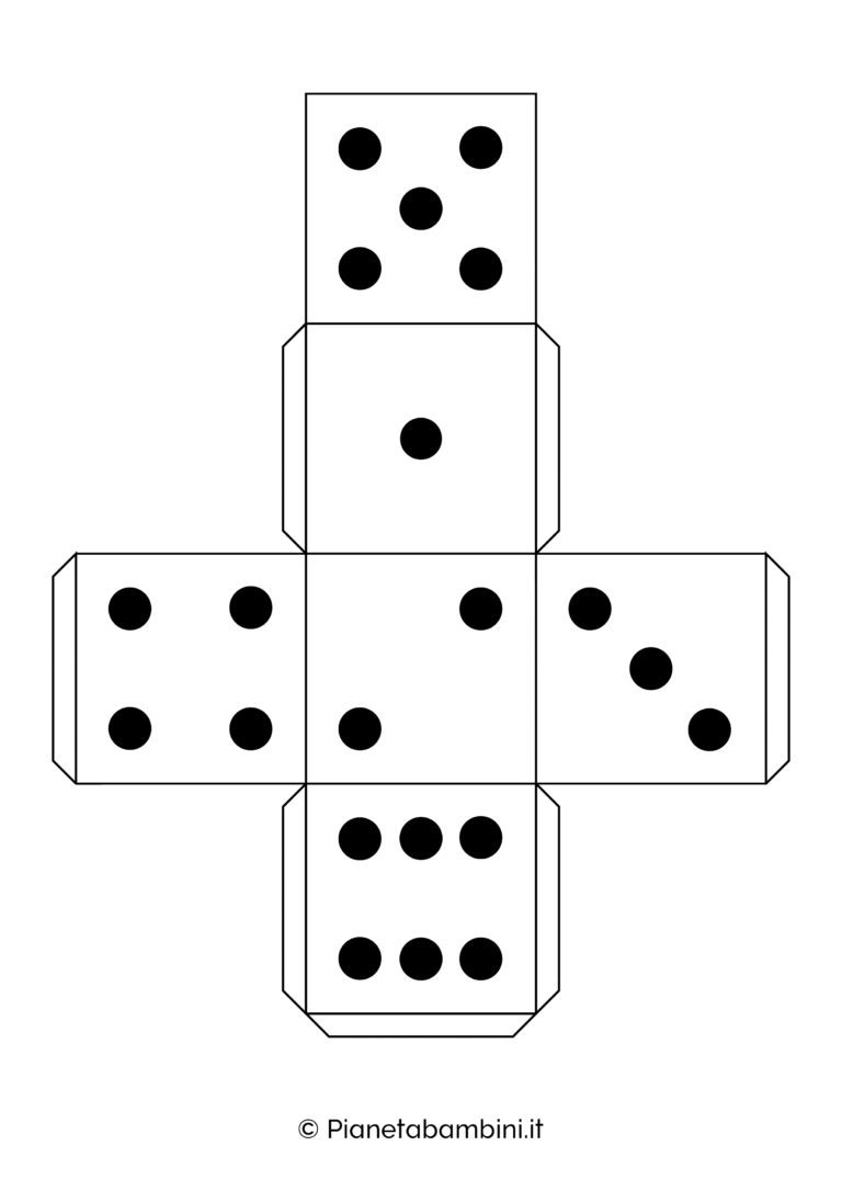 Dadi da Stampare e Costruire | PianetaBambini.it