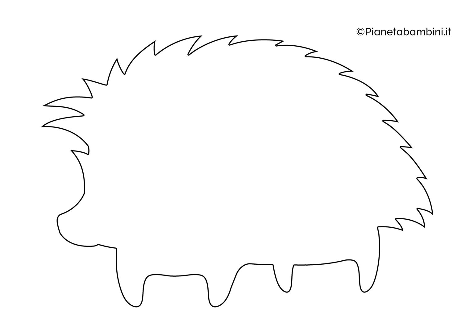 Sagome di Ricci da Stampare e Ritagliare | PianetaBambini.it
