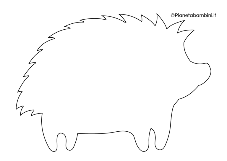 Sagome di Ricci da Stampare e Ritagliare | PianetaBambini.it