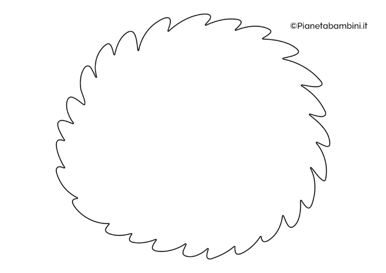 Sagome di Ricci da Stampare e Ritagliare | PianetaBambini.it