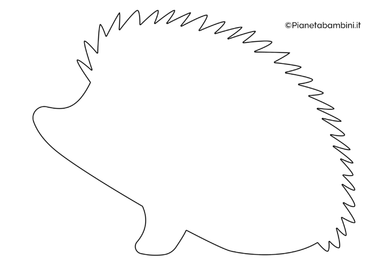 Sagome di Ricci da Stampare e Ritagliare | PianetaBambini.it
