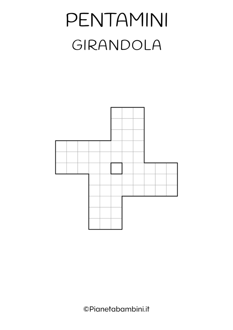 Figure con i Pentamini: Schemi e Soluzioni da Stampare | PianetaBambini.it