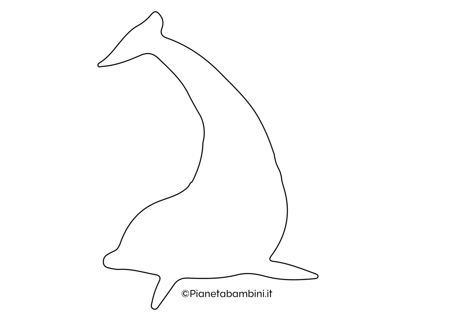 Sagome di Delfini da Stampare e Ritagliare | PianetaBambini.it