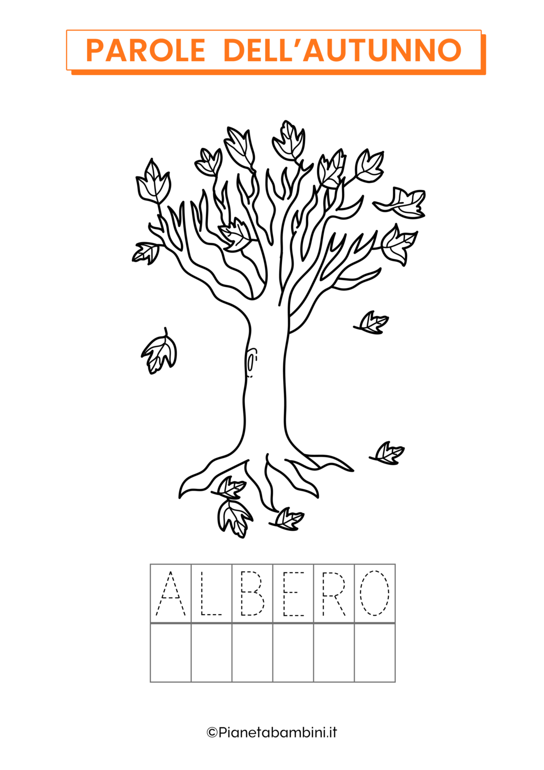 Schede sulle Parole dell'Autunno | PianetaBambini.it