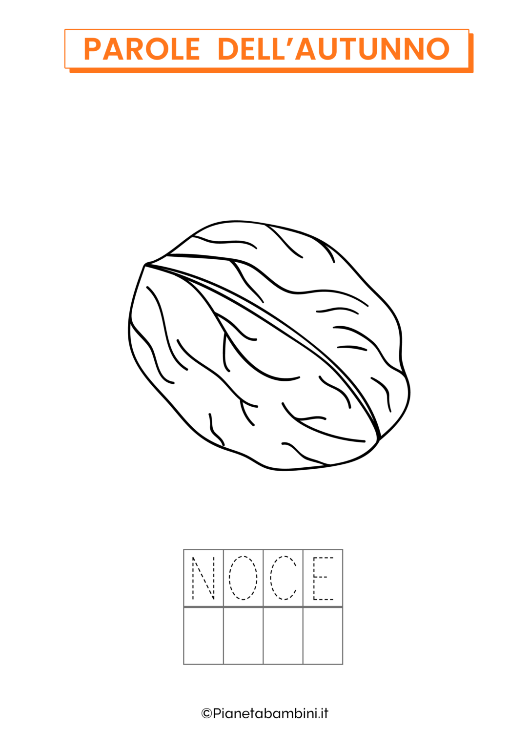 Schede sulle Parole dell'Autunno | PianetaBambini.it