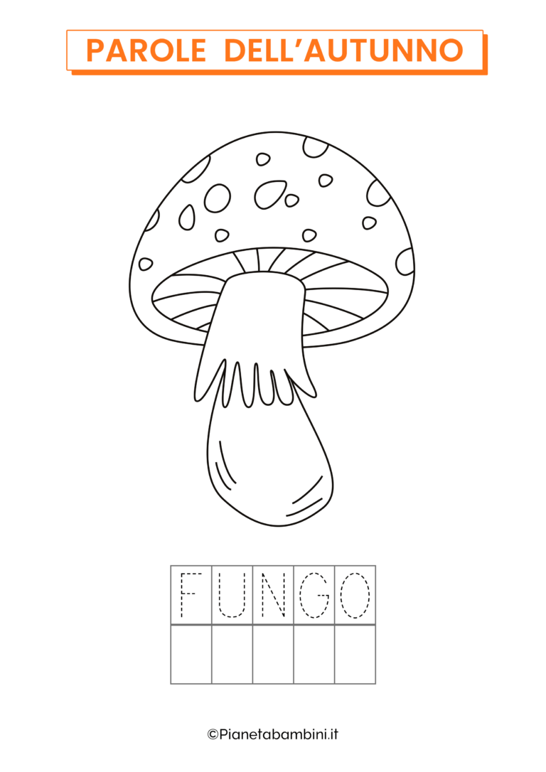 Schede sulle Parole dell'Autunno | PianetaBambini.it