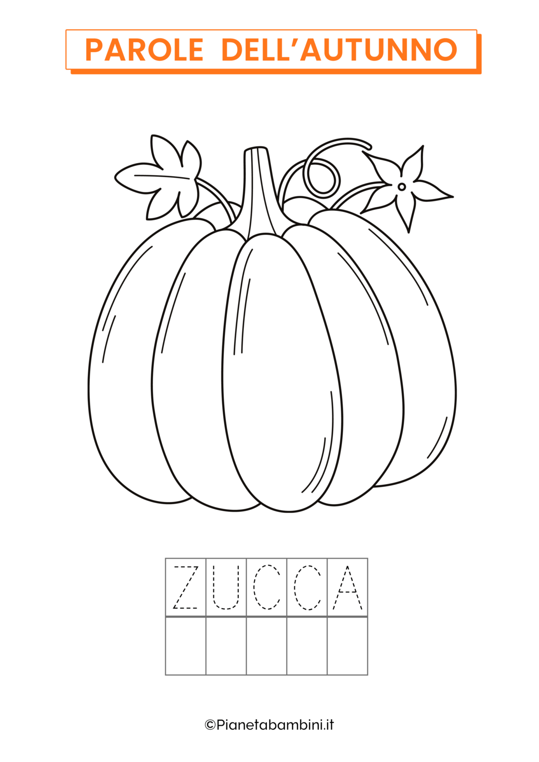 Schede sulle Parole dell'Autunno | PianetaBambini.it