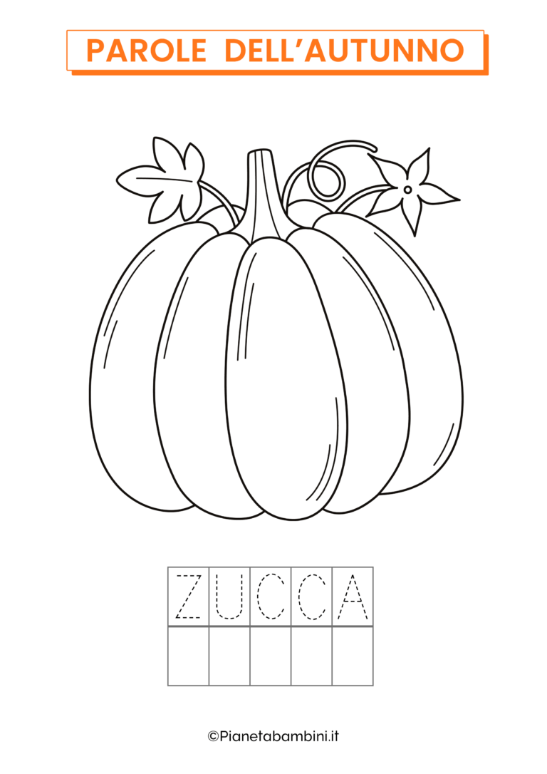 Schede sulle Parole dell'Autunno | PianetaBambini.it
