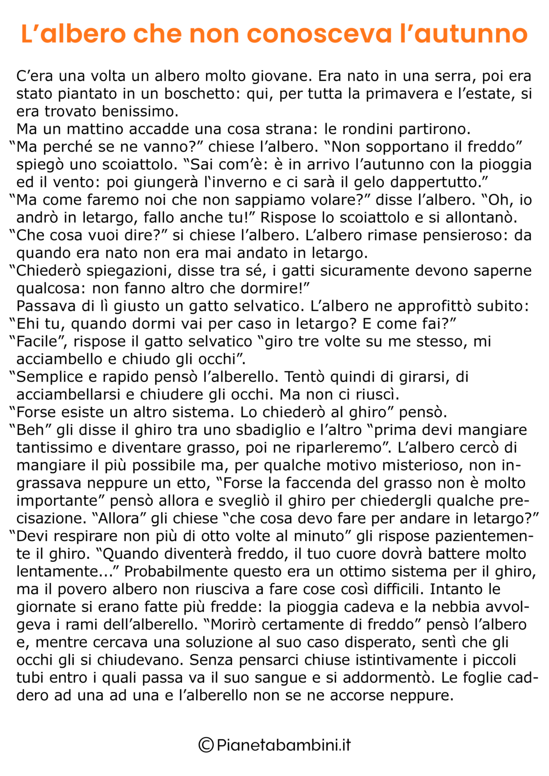 26 Storie sull'Autunno per Bambini | PianetaBambini.it