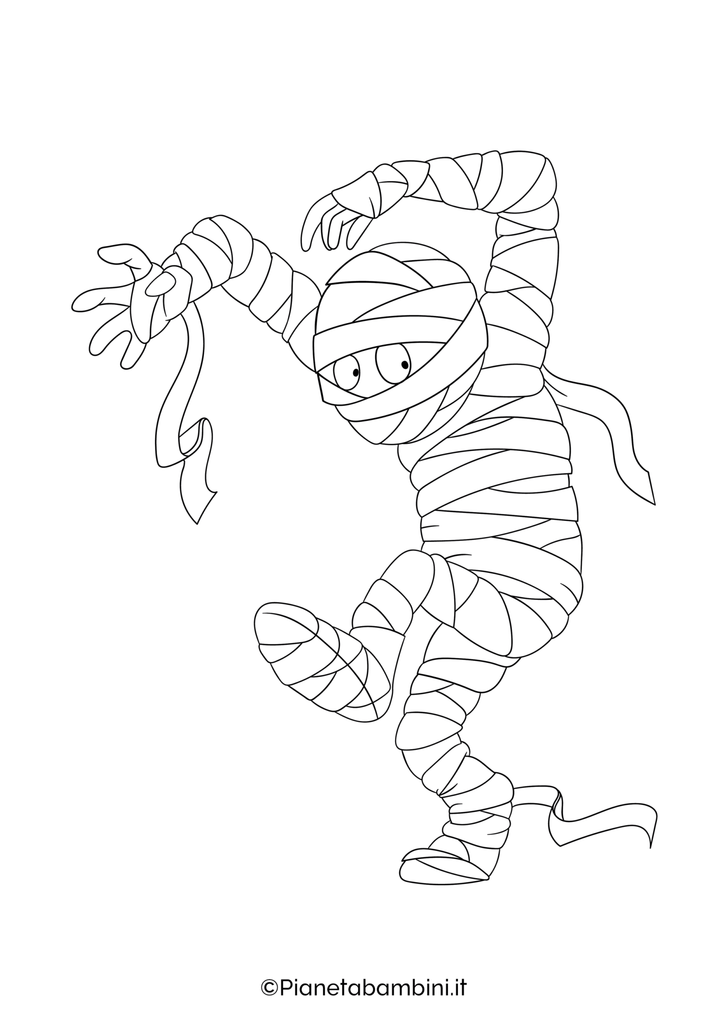 15 Disegni di Mummie da Colorare | PianetaBambini.it