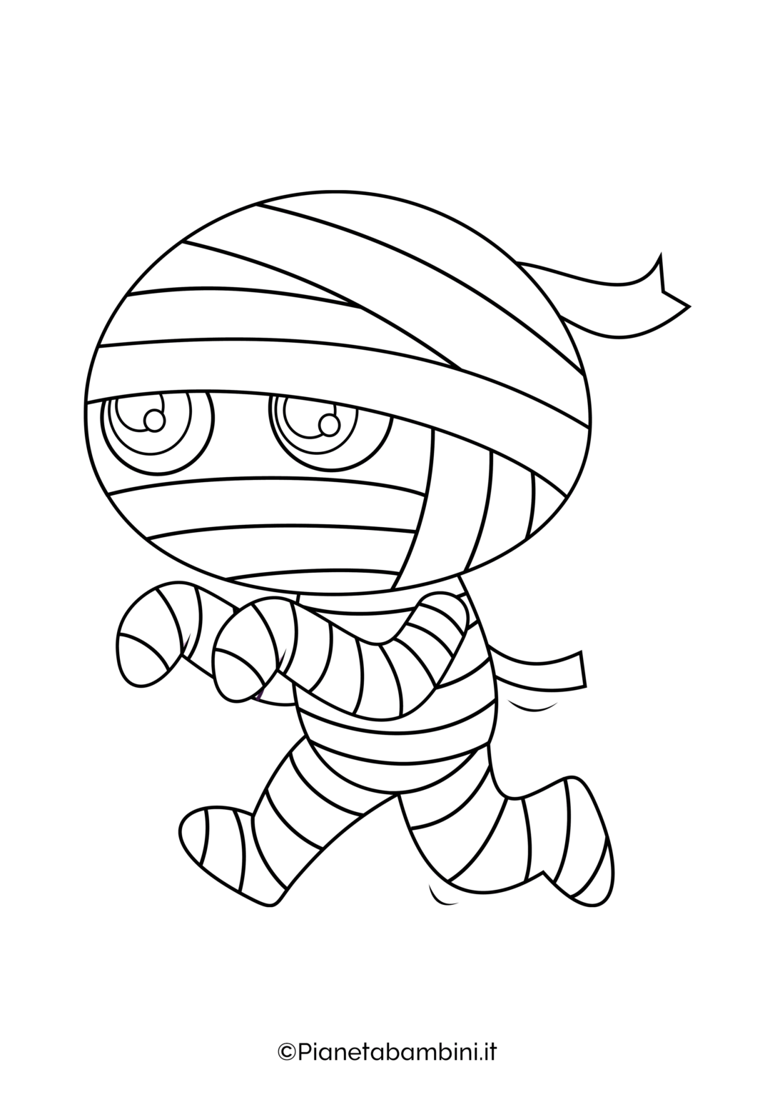 15 Disegni di Mummie da Colorare | PianetaBambini.it