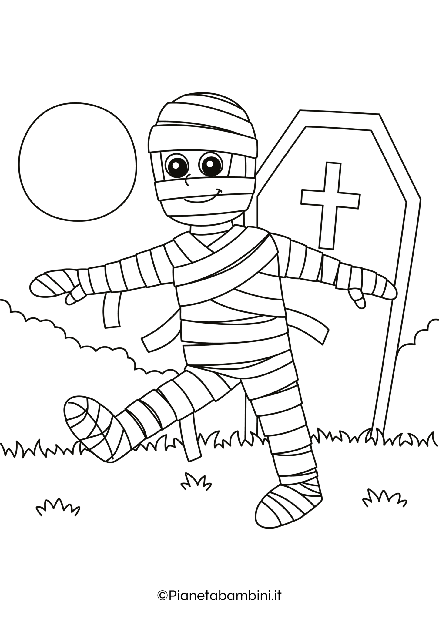 15 Disegni di Mummie da Colorare | PianetaBambini.it