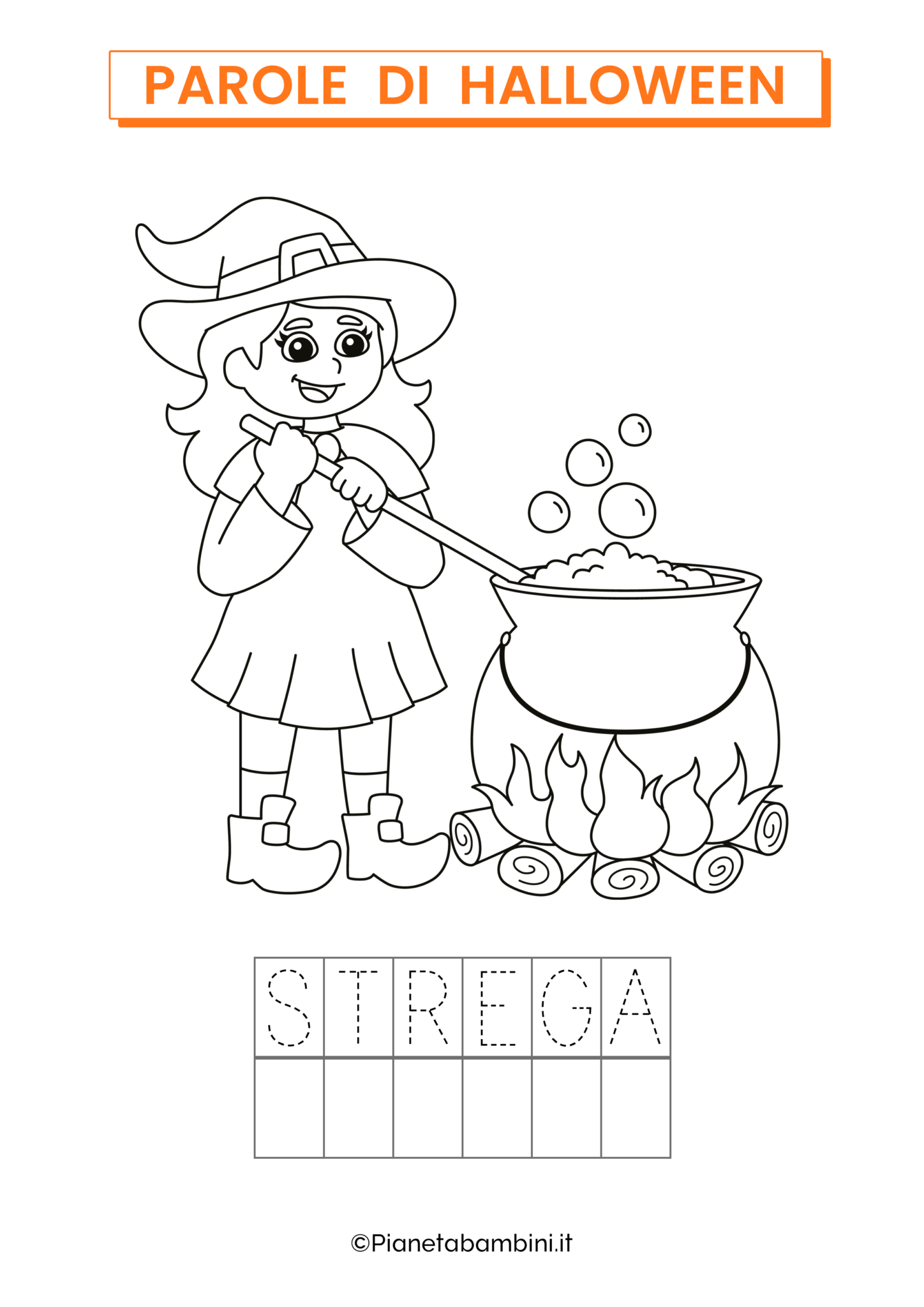 Schede sulle Parole di Halloween | PianetaBambini.it