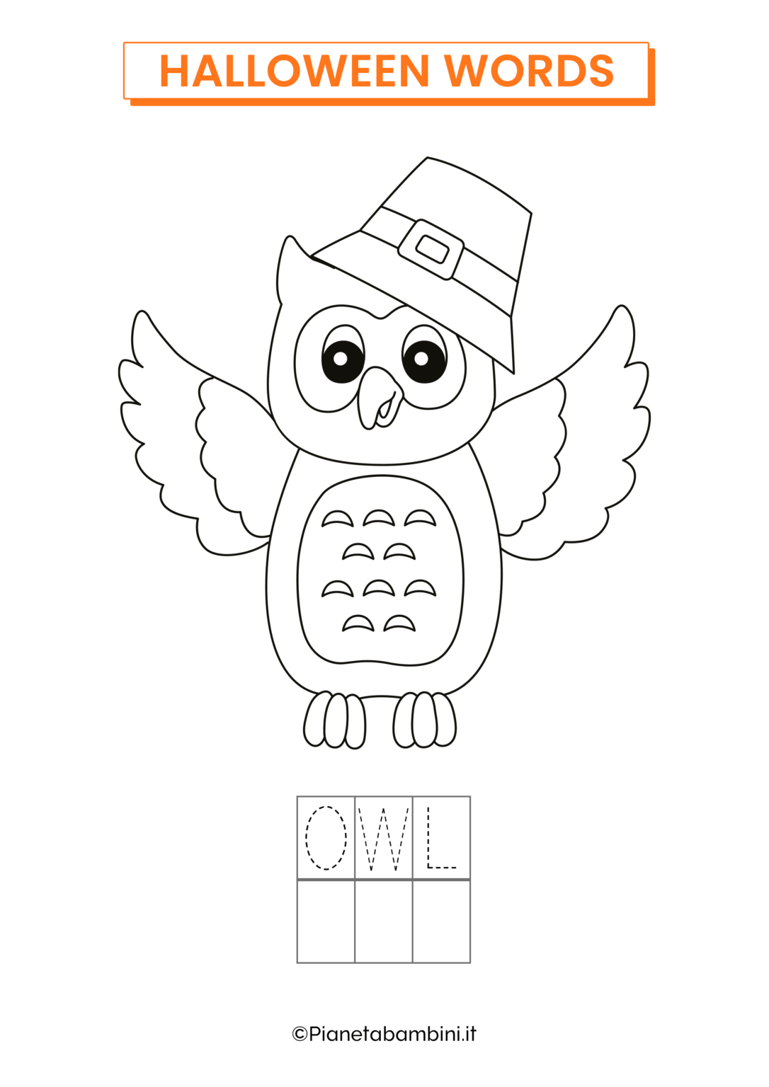 Schede sulle Parole di Halloween in Inglese (Halloween Words ...
