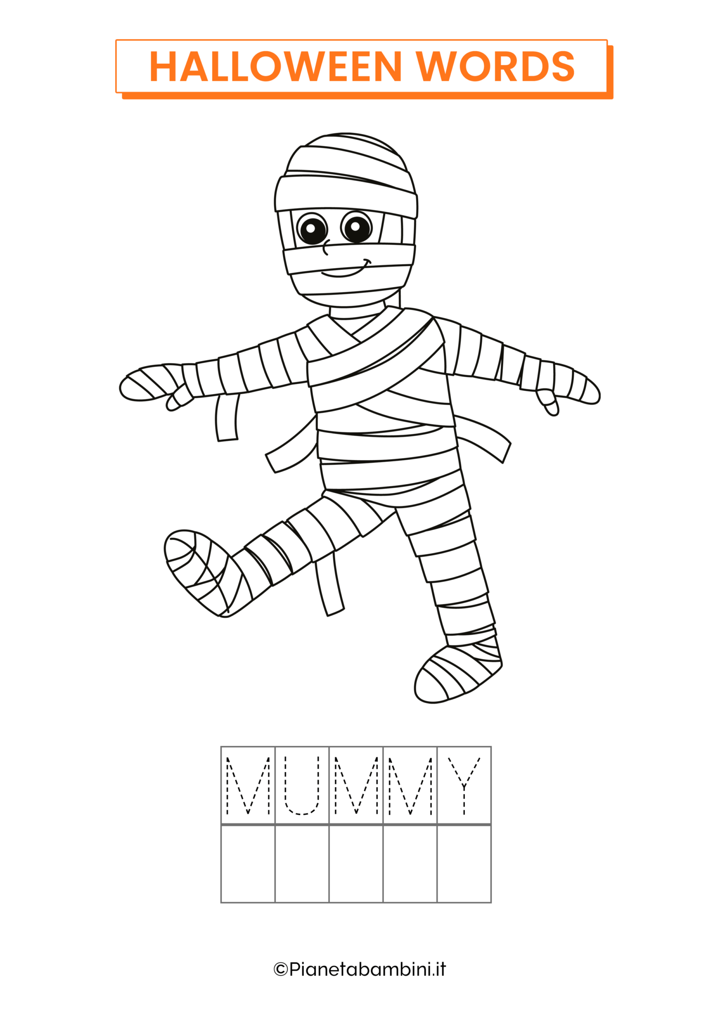 Schede sulle Parole di Halloween in Inglese (Halloween Words ...