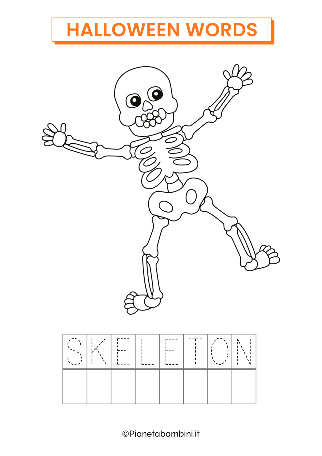 Schede sulle Parole di Halloween in Inglese (Halloween Words ...