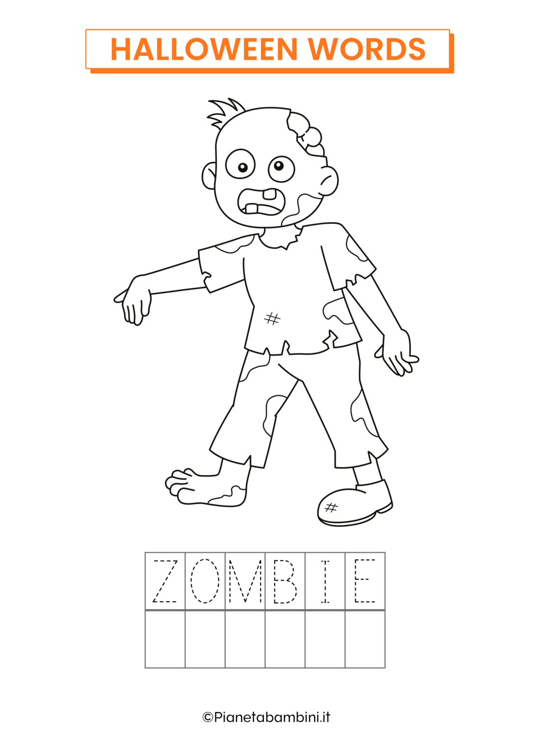 Schede sulle Parole di Halloween in Inglese (Halloween Words ...