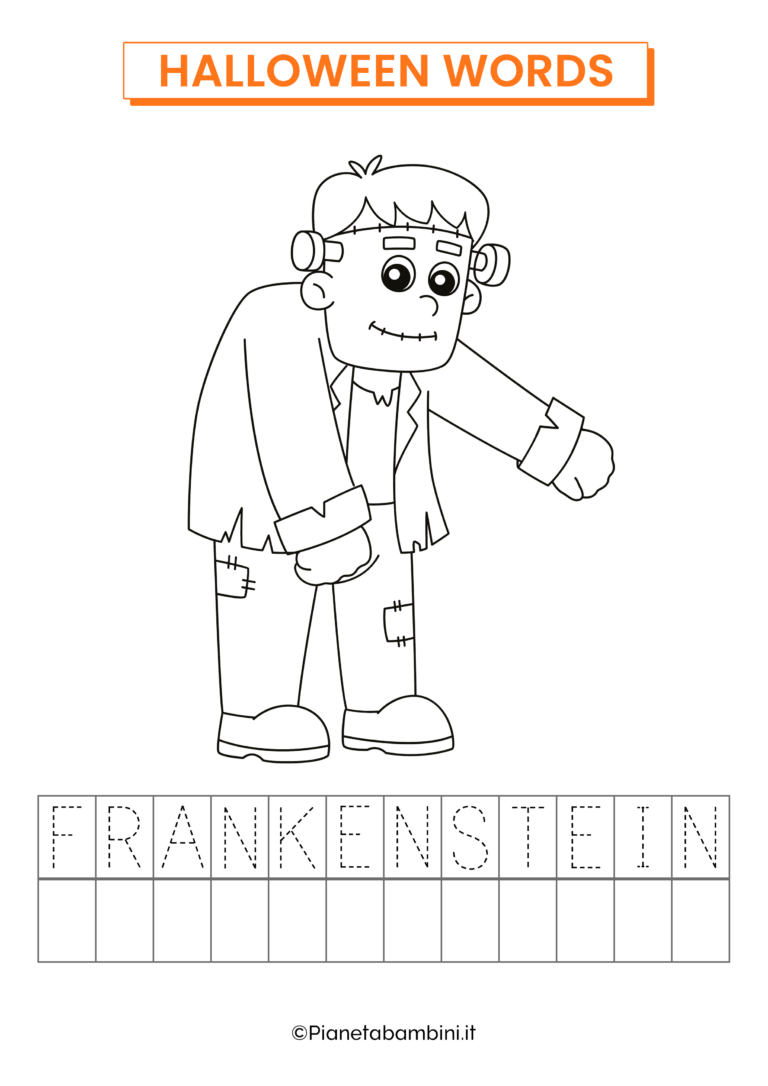 Schede sulle Parole di Halloween in Inglese (Halloween Words ...