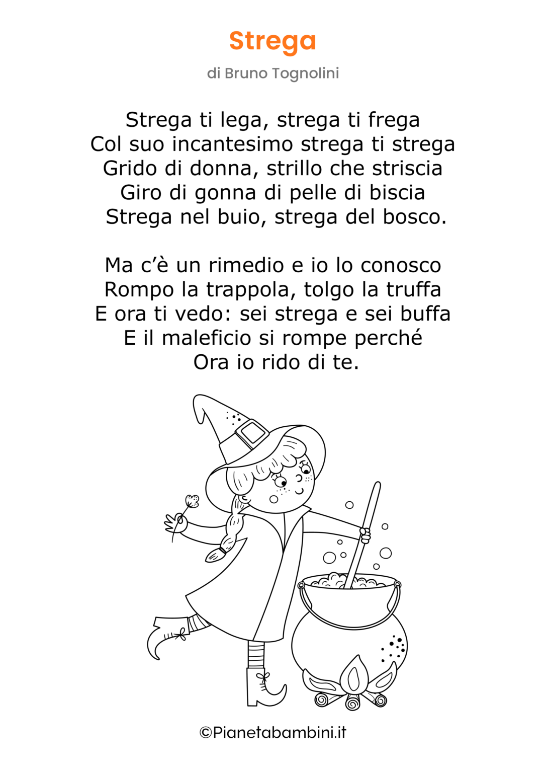 63 Poesie e Filastrocche di Halloween per Bambini | PianetaBambini.it