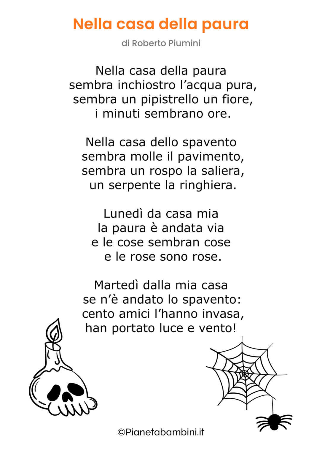 63 Poesie e Filastrocche di Halloween per Bambini | PianetaBambini.it