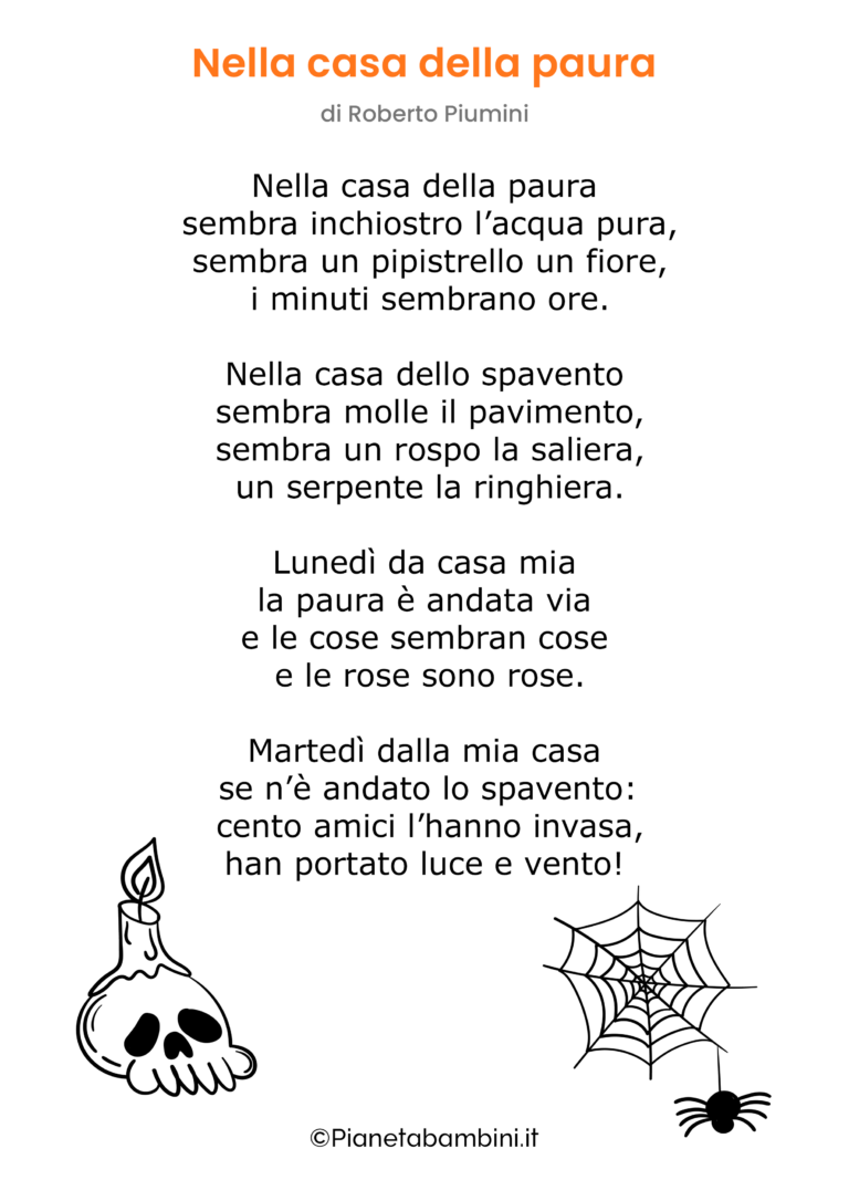63 Poesie e Filastrocche di Halloween per Bambini | PianetaBambini.it