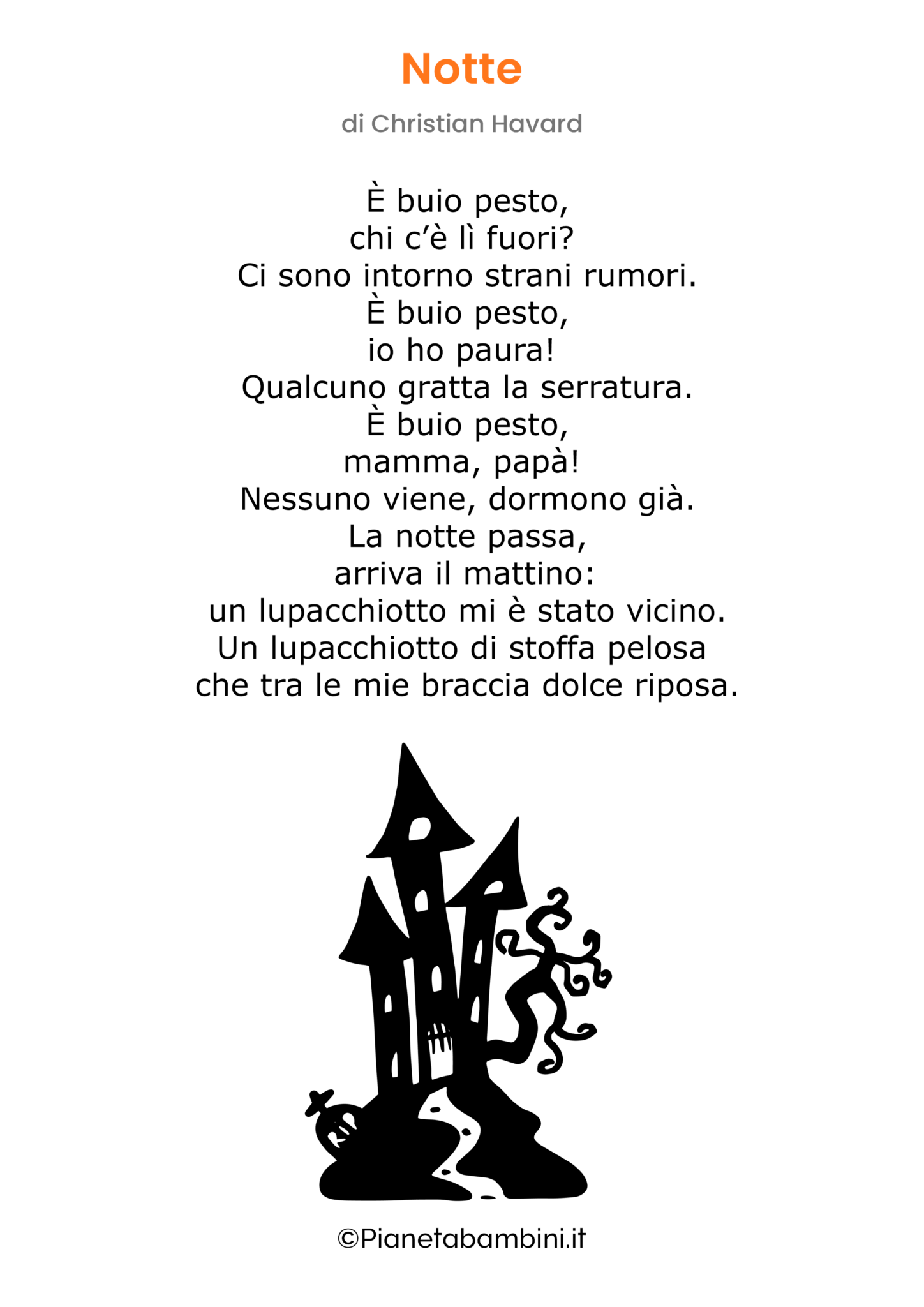 63 Poesie e Filastrocche di Halloween per Bambini | PianetaBambini.it