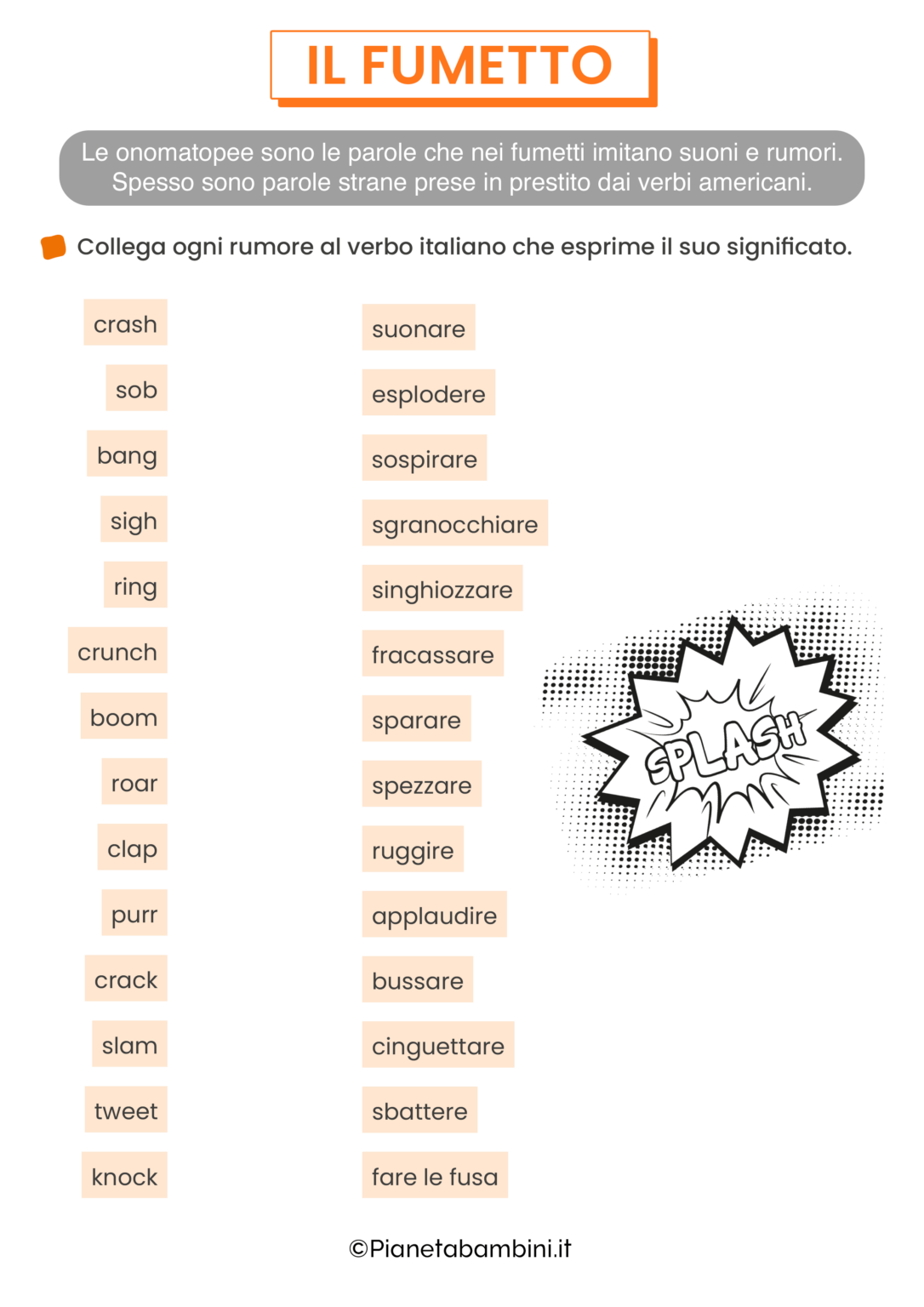 Il Fumetto: Schede Didattiche per la Scuola Primaria | PianetaBambini.it