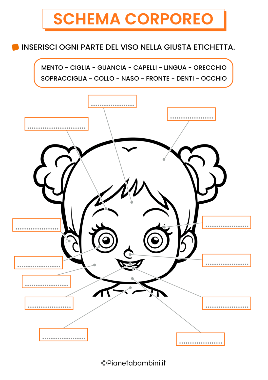 Schema Corporeo: Schede Didattiche e Attività | PianetaBambini.it