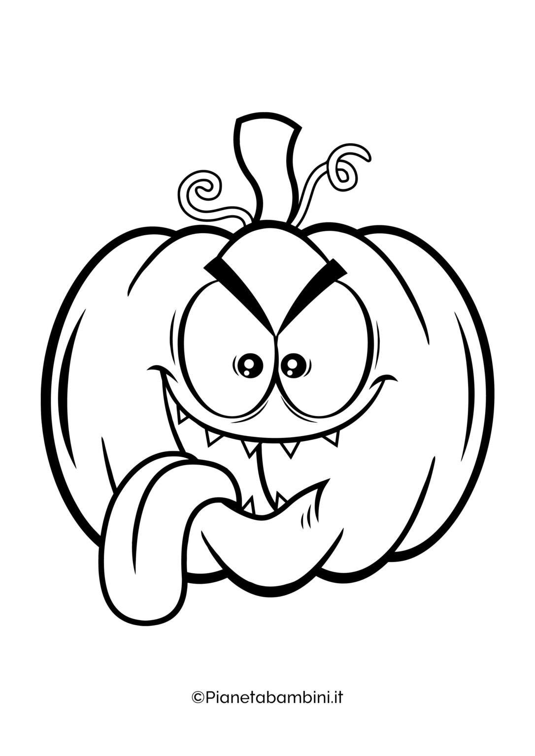 75 Disegni di Zucche di Halloween da Colorare | PianetaBambini.it
