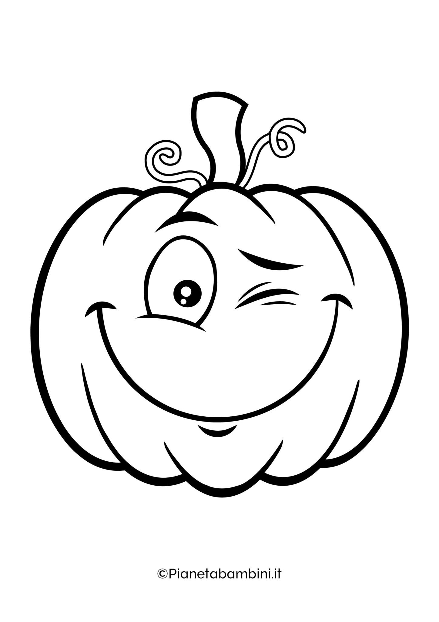 75 Disegni di Zucche di Halloween da Colorare | PianetaBambini.it