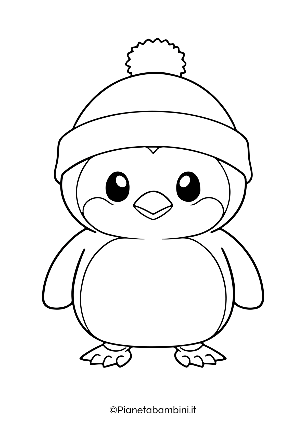 18 Disegni di Pinguini da Colorare | PianetaBambini.it