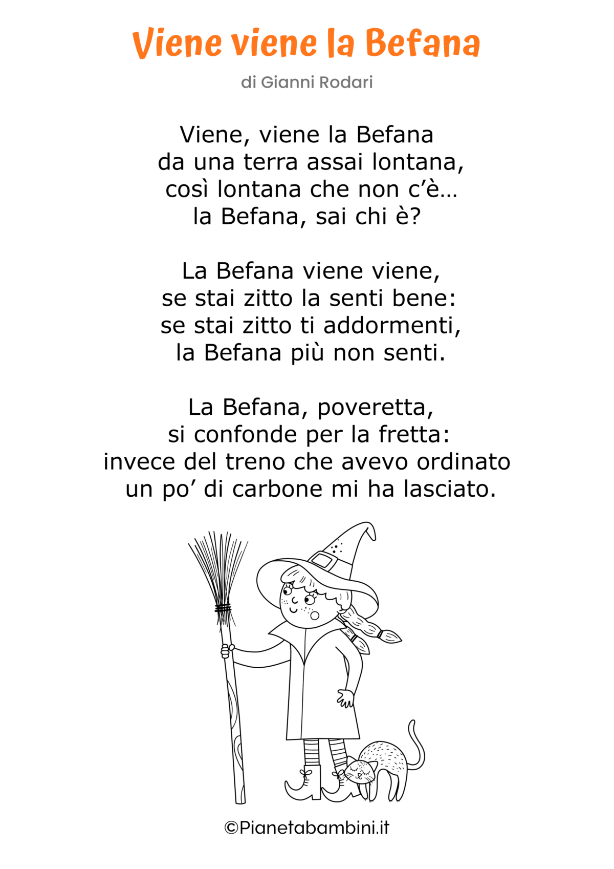 30 Poesie sulla Befana per Bambini | PianetaBambini.it