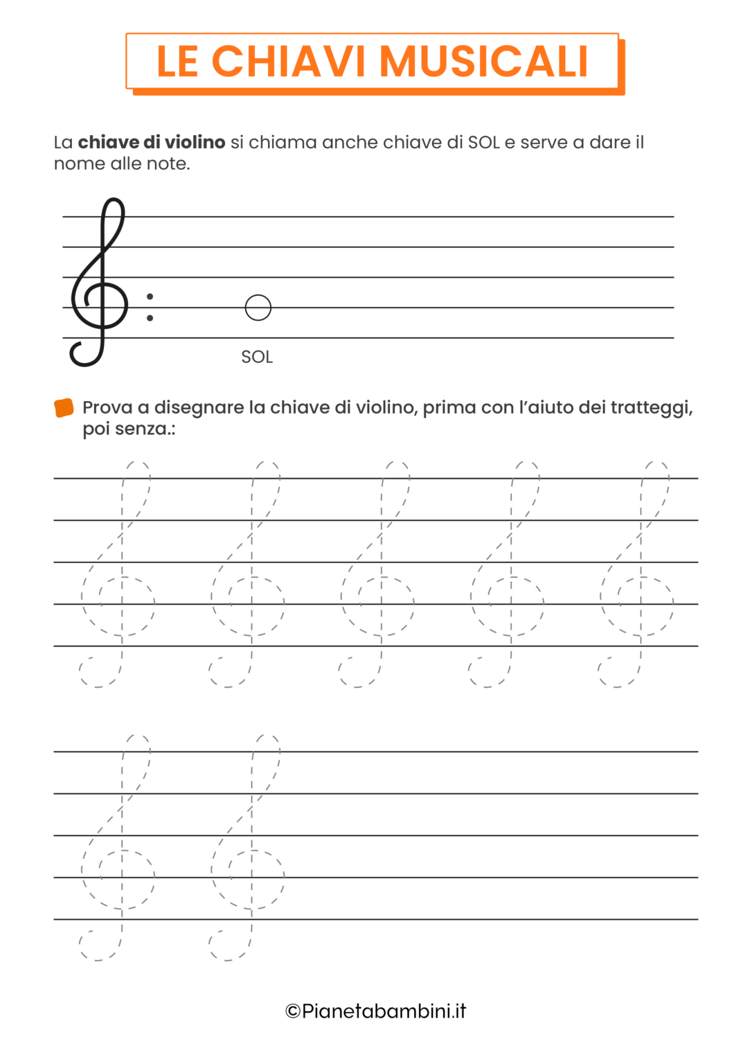 Le Chiavi Musicali: Schede Didattiche per la Scuola Primaria ...
