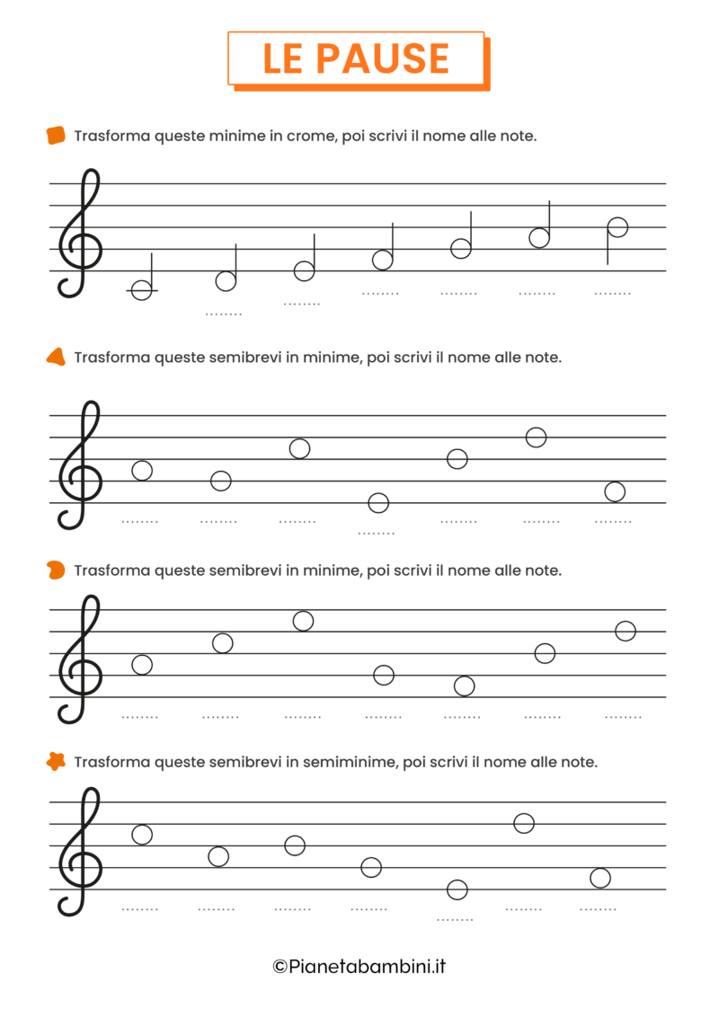 Le Pause Musicali: Schede Didattiche per la Scuola Primaria ...