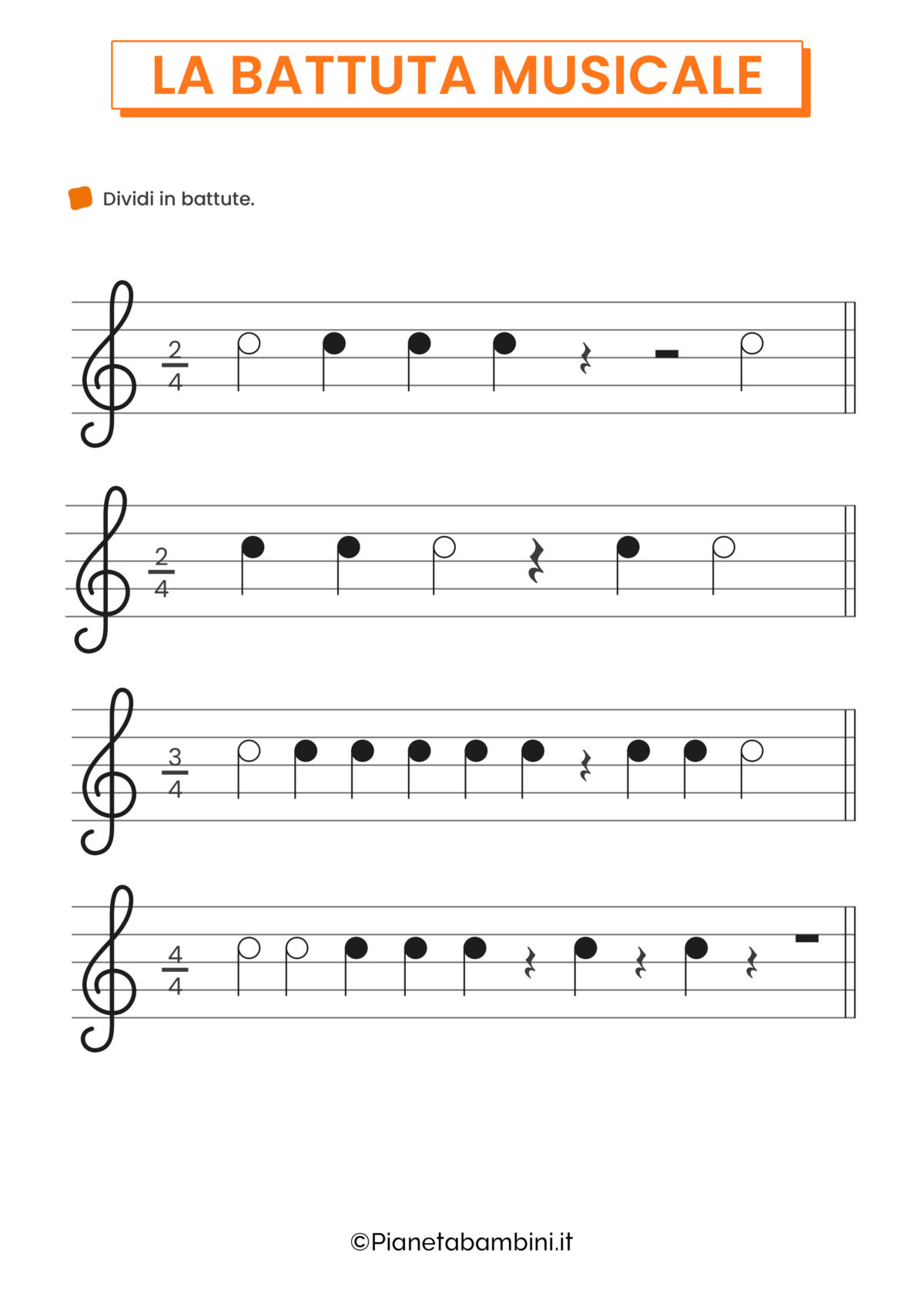 La Battuta Musicale: Schede Didattiche per la Scuola Primaria ...