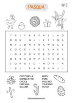 Crucipuzzle di Pasqua da Stampare per Bambini | PianetaBambini.it