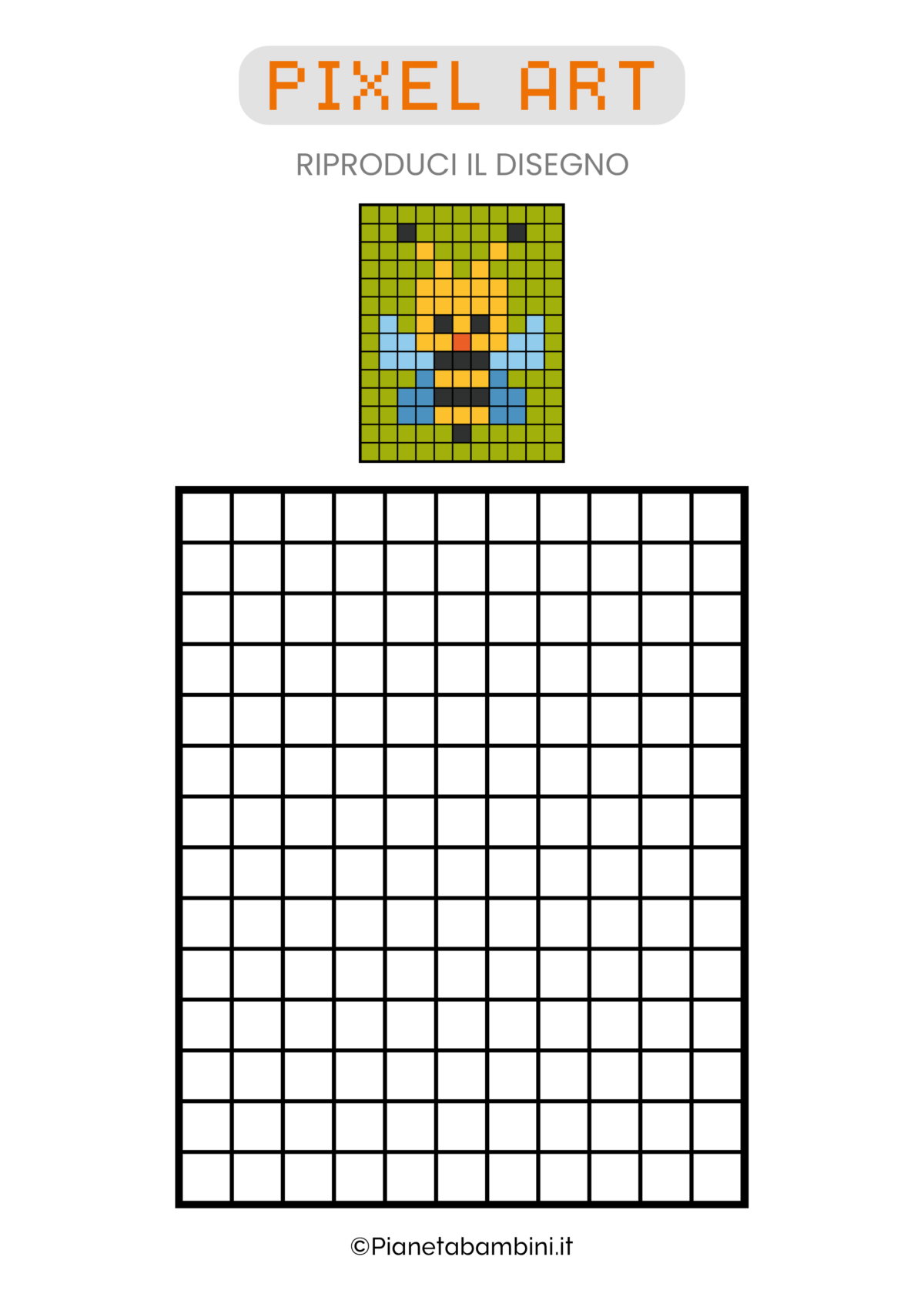 Pixel Art sulle Api per la Scuola Primaria | PianetaBambini.it