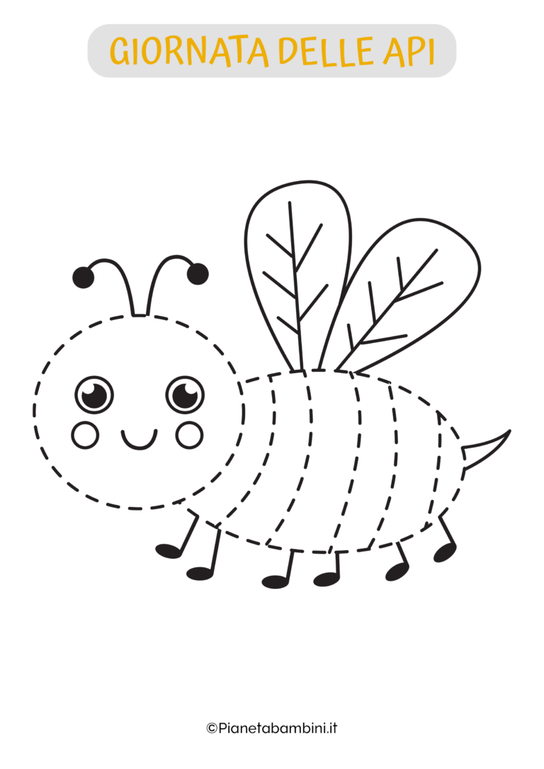 Giornata delle Api: Schede di Pregrafismo | PianetaBambini.it